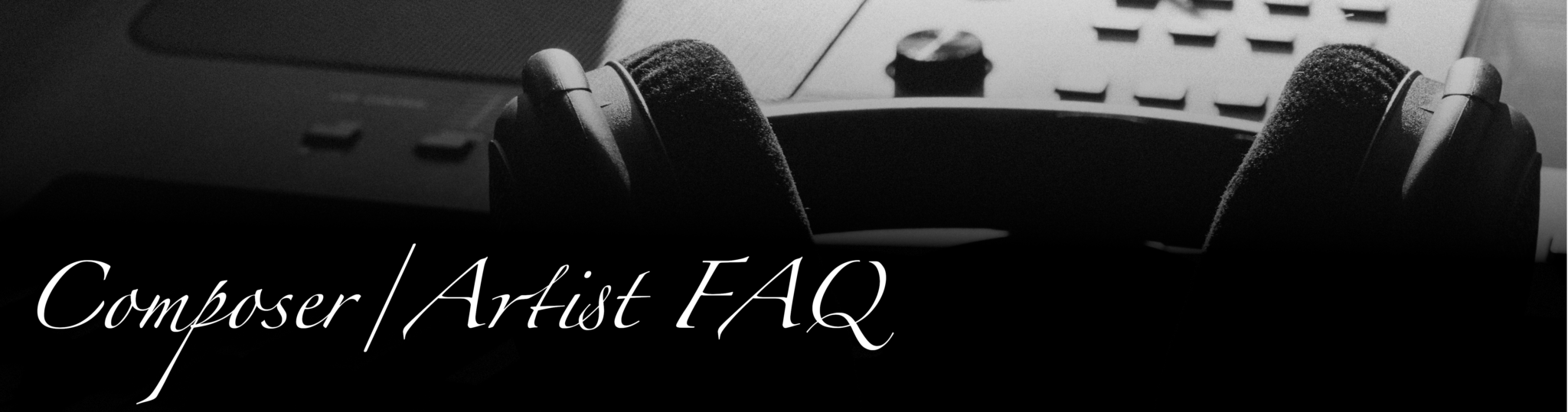 Composer/Artist FAQ - PMA